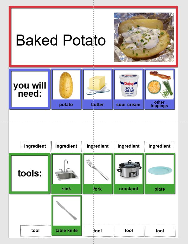 Creating Visual Recipes using PowerPoint – Accessible Chef
