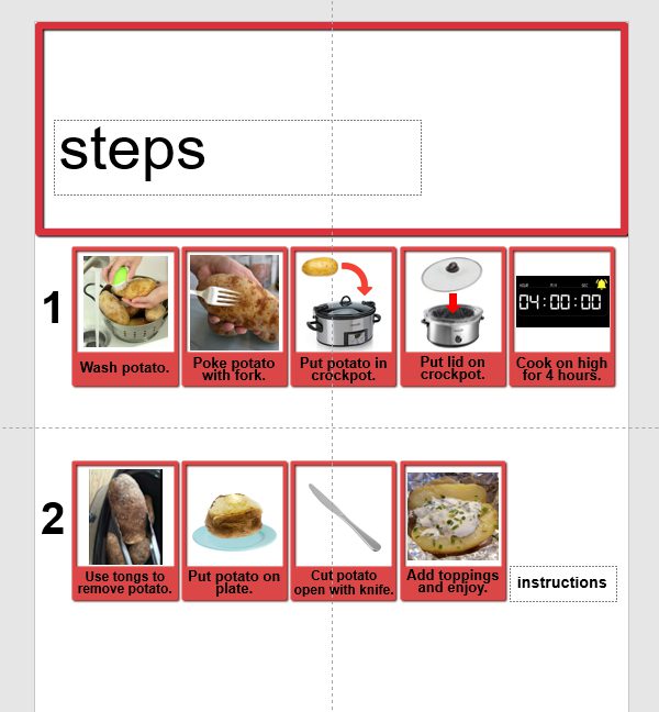 Creating Visual Recipes using PowerPoint – Accessible Chef